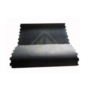Checked Top Grooved Bottom Interlocking Cow Mat - HT India