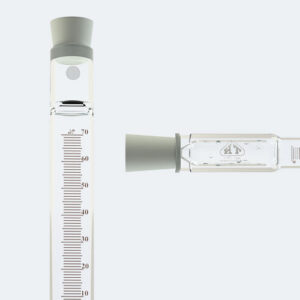 Cream Butyrometer 0-70% With Weighing Cup And 2 Rubber Stoppers - HT India