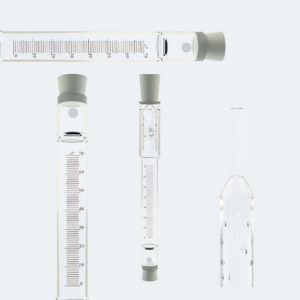 Cream Butyrometer 0-70% With Weighing Cup And 2 Rubber Stoppers - HT India