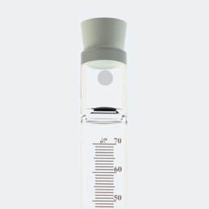 Cream Butyrometer 0-70% With Weighing Cup And 2 Rubber Stoppers - HT India